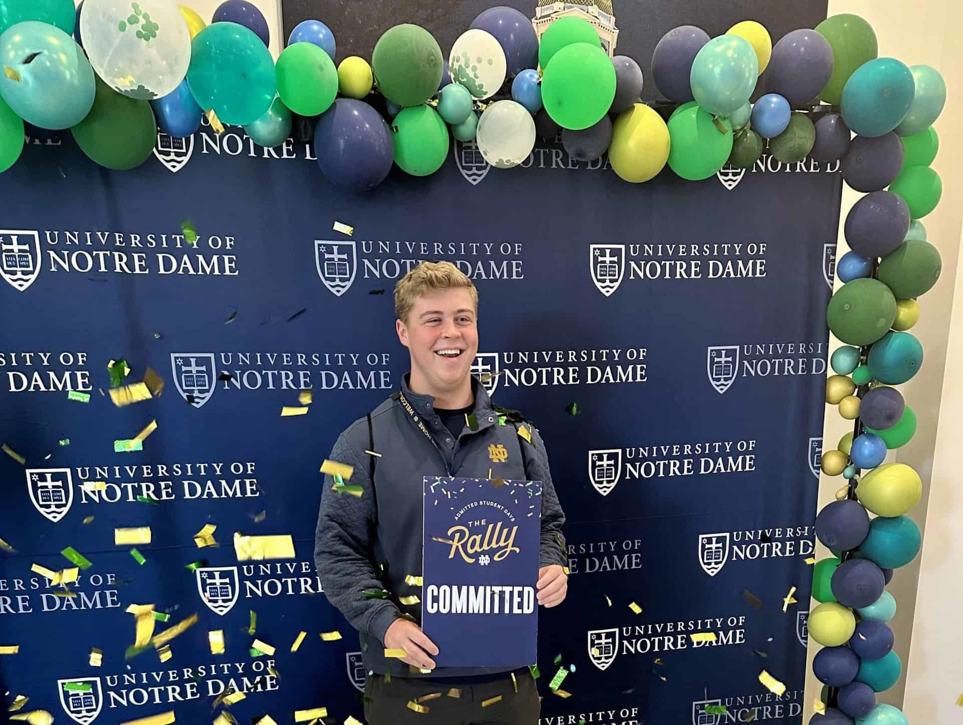 Congratulations to Max Anderson, University of Notre Dame Class of 2028 ...
